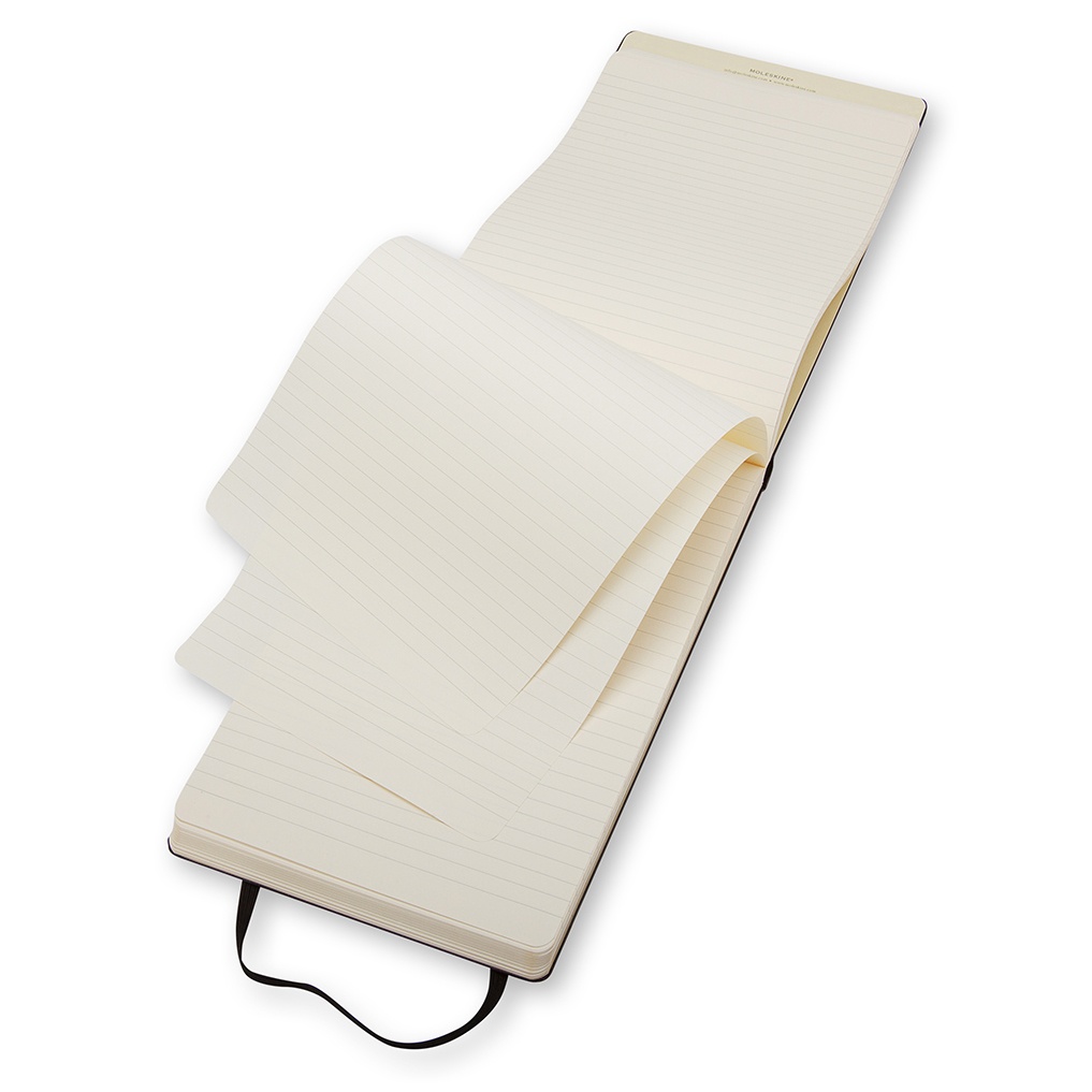 Moleskine Reporter Hardcover Large Black Ruled | Pen Store