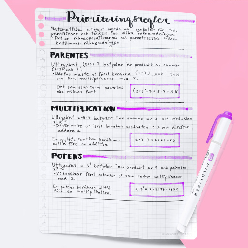 Studygram Creative Study Notes Pen Store